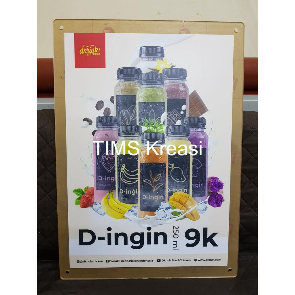 Jual Papan Menu Akrilik | Papan Harga Menu | Price List Menu | Signage ...