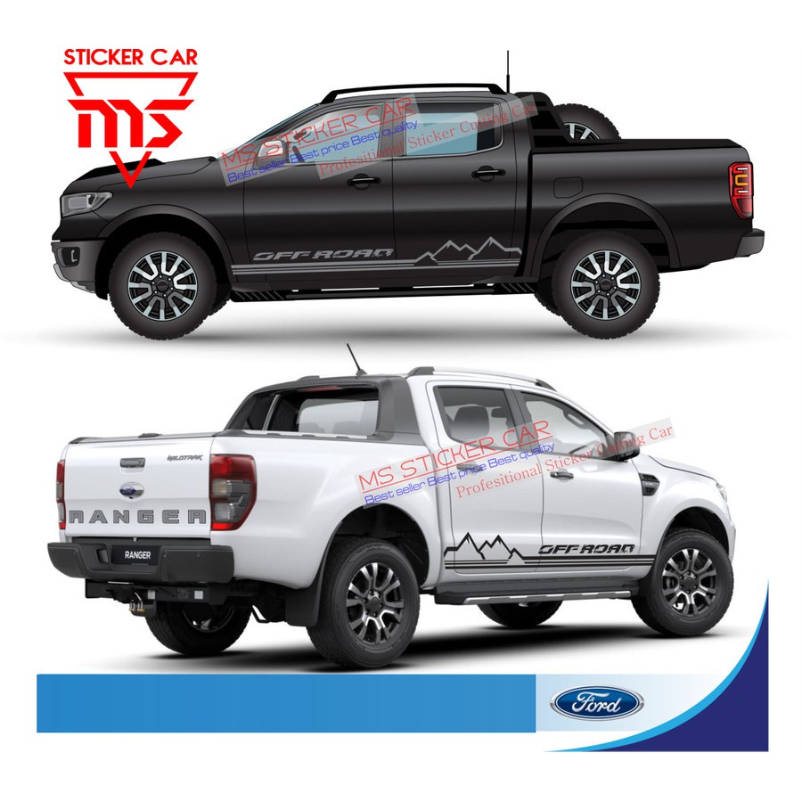 Jual STIKER STICKER MOBIL OFF ROAD RANGER HILUX D-MAX TRITON MOUNTAIN ...