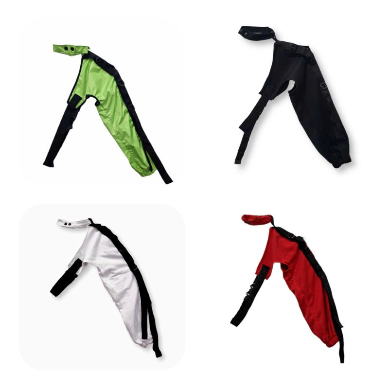 Jual Single Arm Sleeve Outer Jacket Techwear Korea Hitam Merah Putih ...