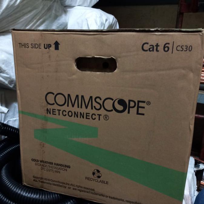 Jual PROMO! kabel UTP kabel Lan Cat 6 AMP commscope CS30 original warna ...