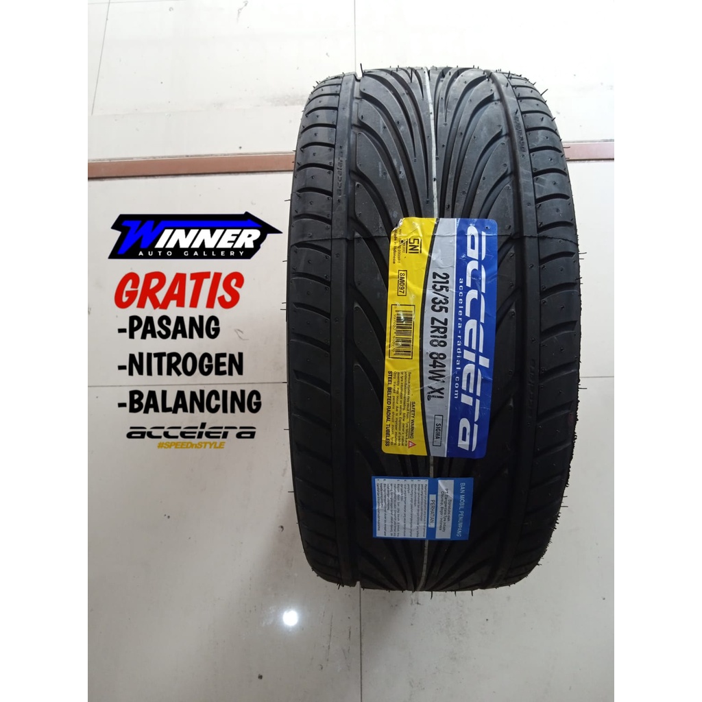 Jual BAN MOBIL MERK ACCELERA UKURAN 215/35 R18 TIPE SIGMA ( BAN ROTASI ...