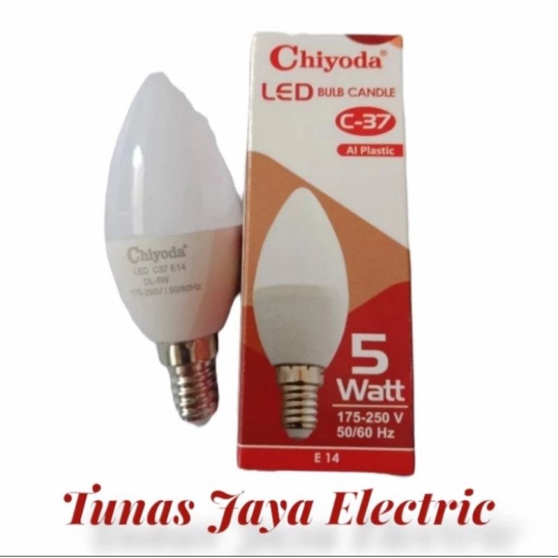 Jual Lampu LED Candle E14 CHIYODA Cahaya Putih dan Kuning | Shopee ...