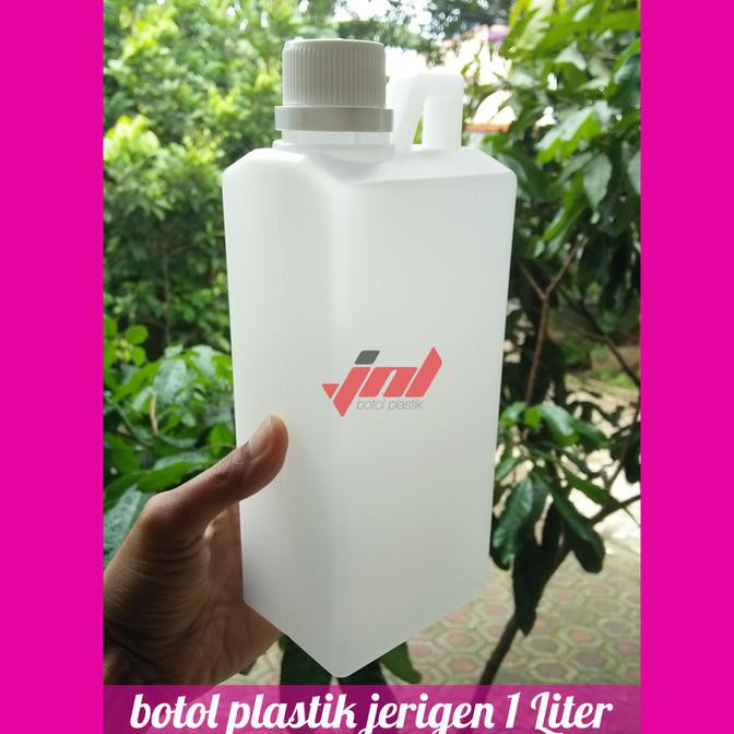 Jual Botol Plastik Jerigen Segel 1 Liter (Mulut Botol Lebar) | Shopee ...