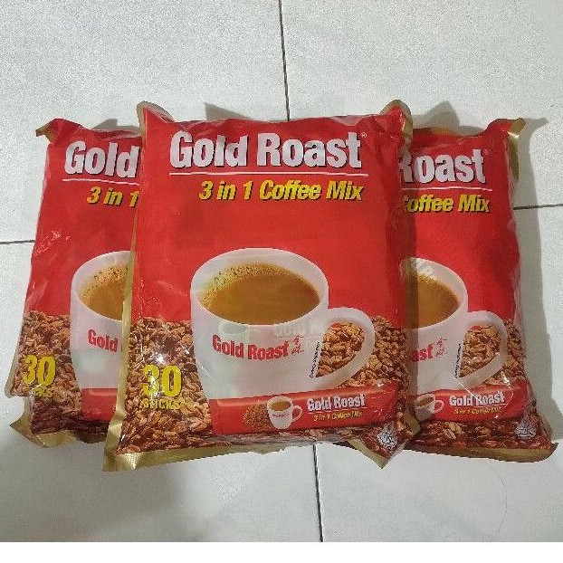 Jual kopi Gold Roast 3 in 1 coffee mix kopi sachet Singapore | Shopee ...