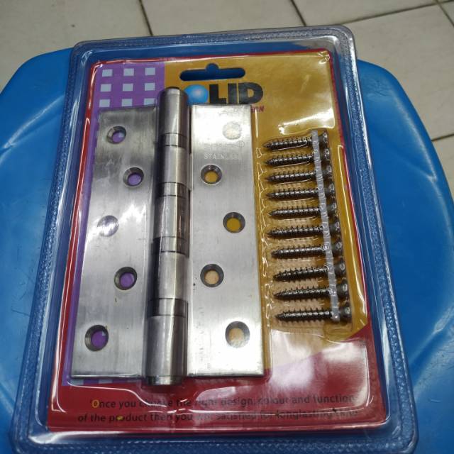 Jual Engsel Pintu Solid Stainless EK18 5X3X3 4BB SN / Engsel Kayu ...