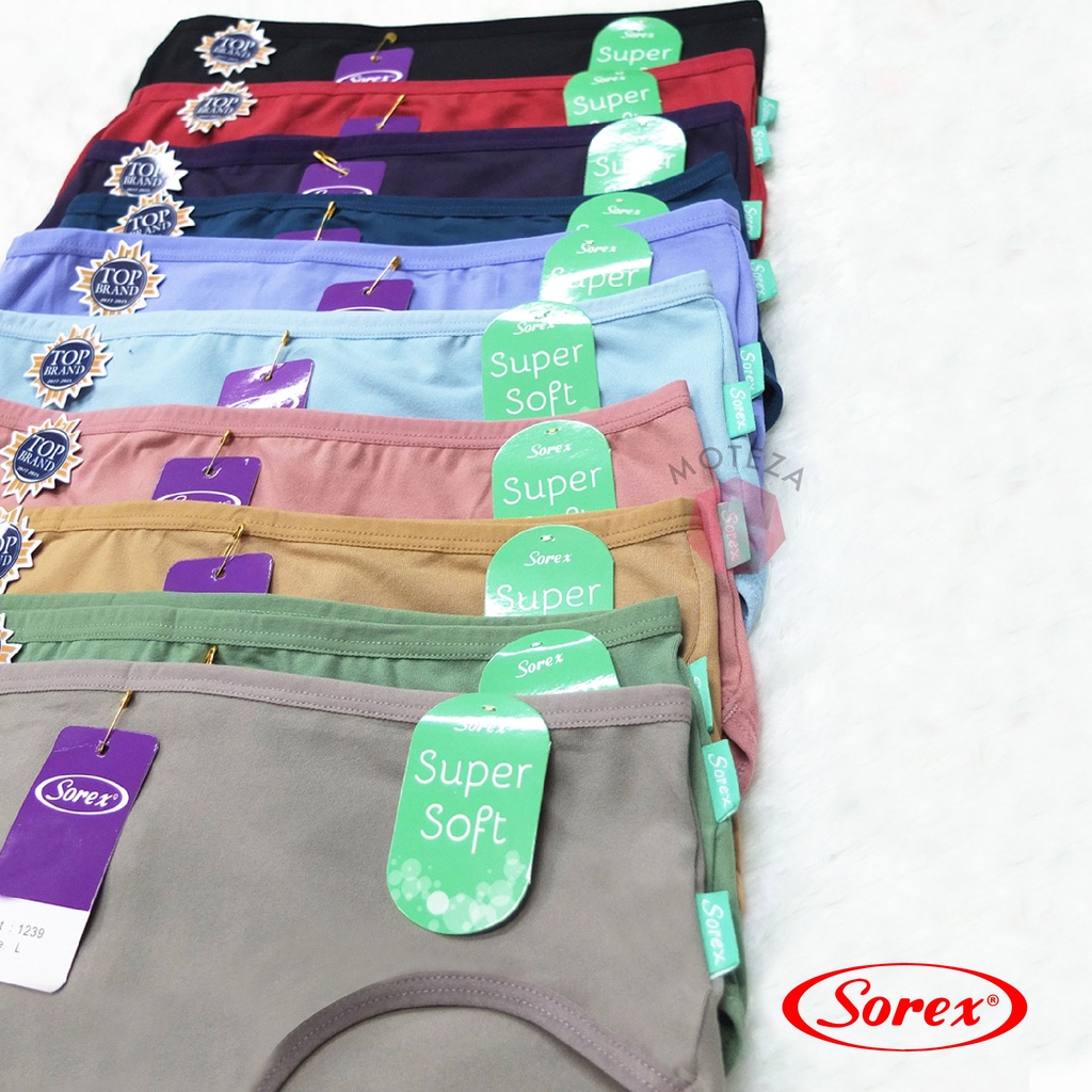 Jual Sorex CD 1239 Celana Dalam Wanita - Midi Panty Super Soft - M L XL XXL | BISA PILIH WARNA ...