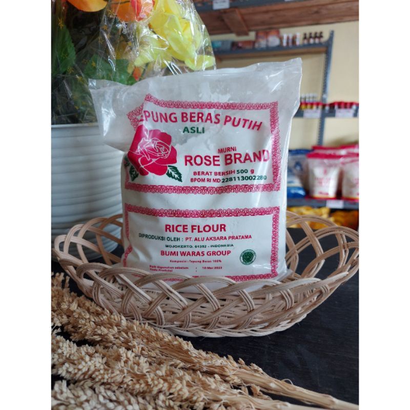 Jual Rose Brand Tepung Beras Putih 500 gr/ Rose Brand Tepung Beras ...