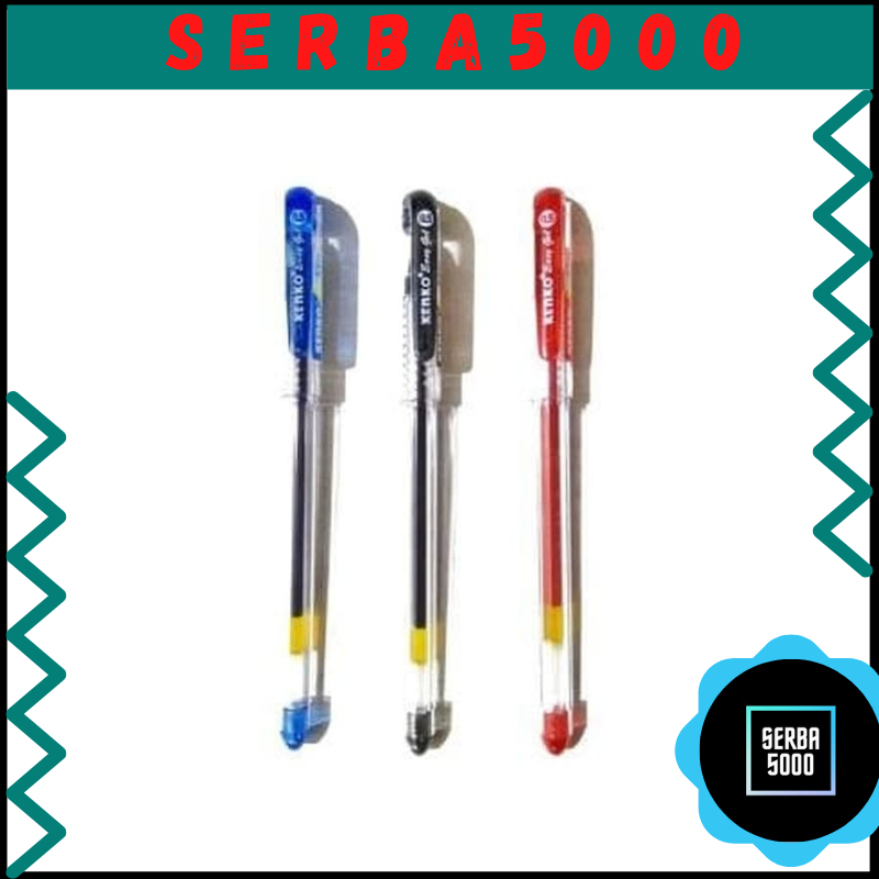 Jual SERBA5000-P802 Pena Pulpen Gel 0.5mm | Shopee Indonesia