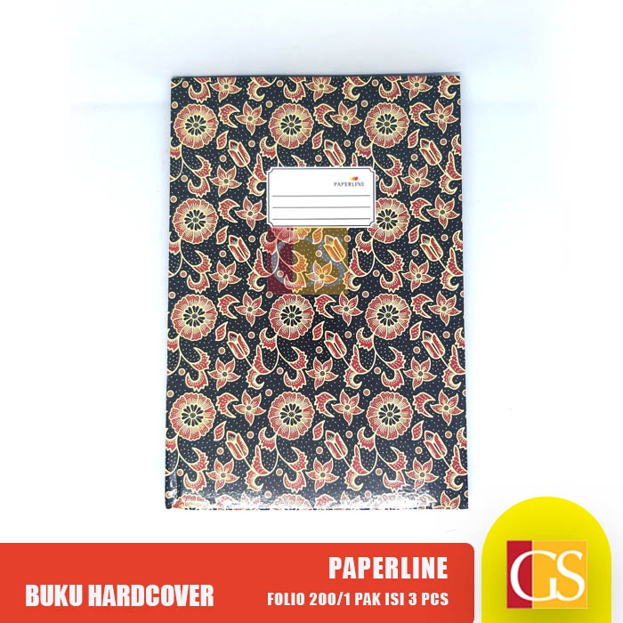 Jual BUKU TULIS CATATAN JURNAL PAPERLINE HARDCOVER FOLIO 200 LEMBAR PCS ...