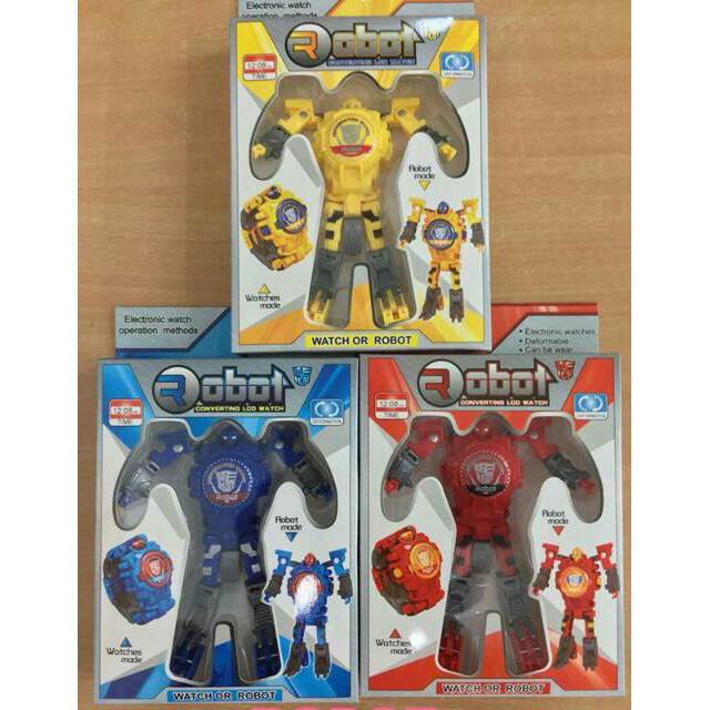 Jual Jam anak robot transformer | Shopee Indonesia