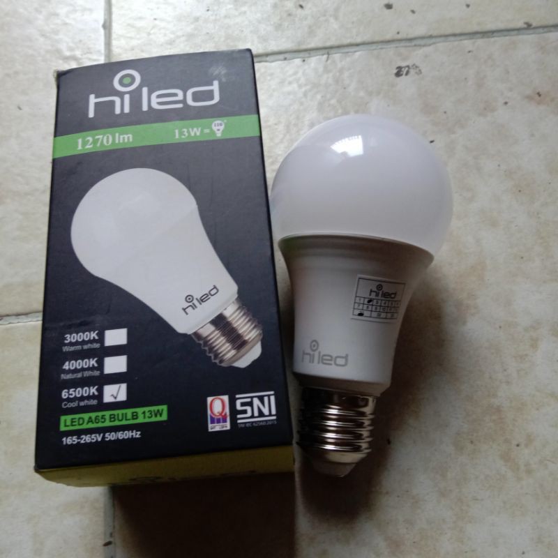 Jual Lampu bohlam led HILED 13 watt e27 | Shopee Indonesia
