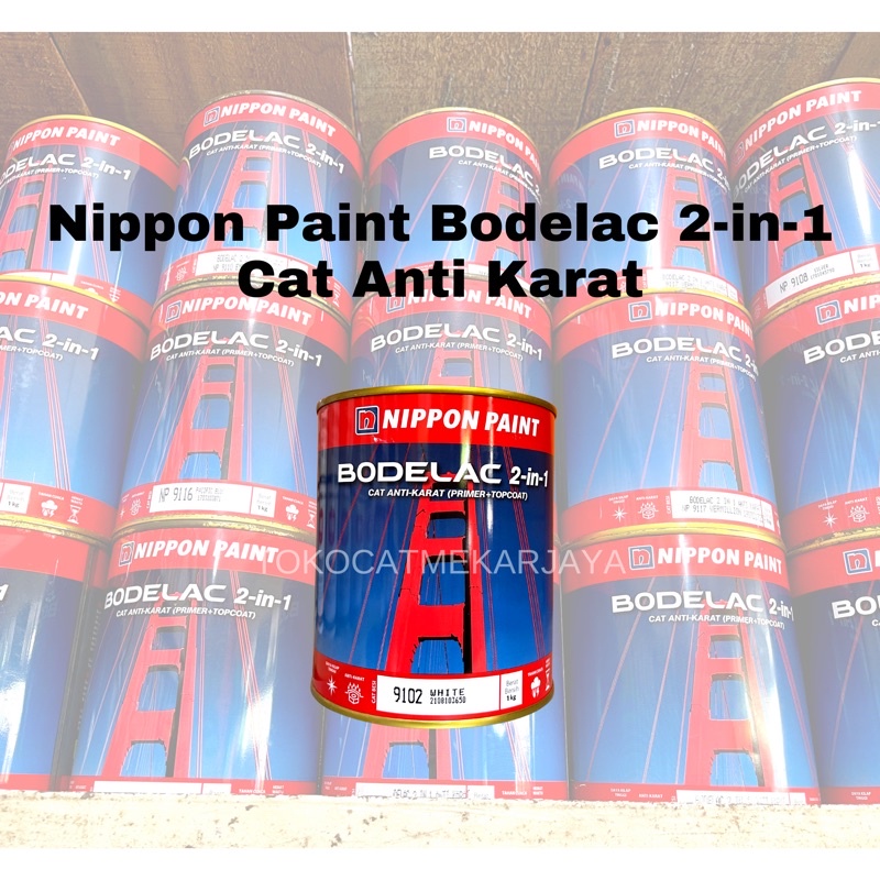 Jual BODELAC ANTI KARAT cat besi nippon paint bodelac 2 in 1 (1KG ...
