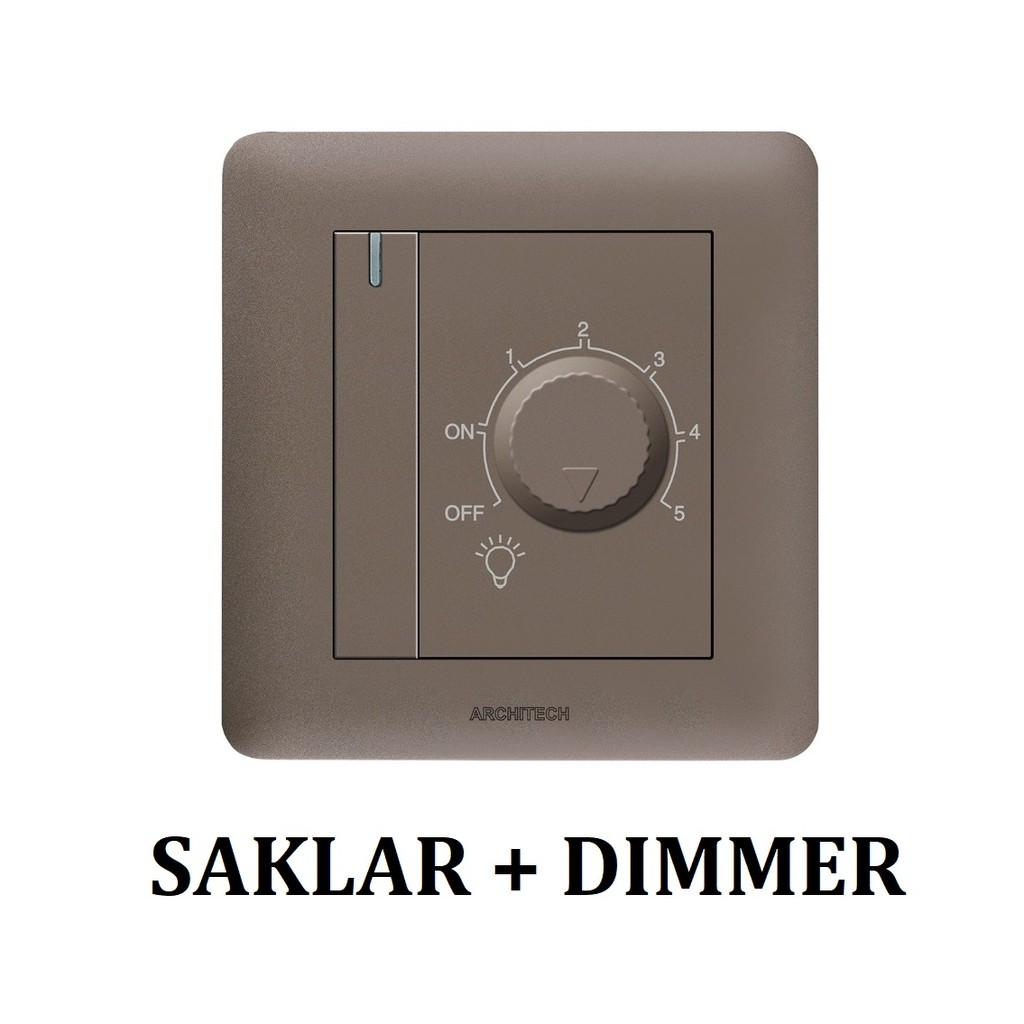 Jual ARCHITECH STOP KONTAK SAKLAR INFINITY BROWN A63 ARCHITECH / SAKLAR ...