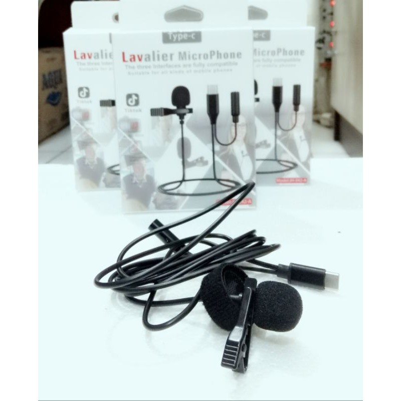 Jual Microphone Lavalier JH-042-A Type C / Mic Klip On JH-042-A Type C ...