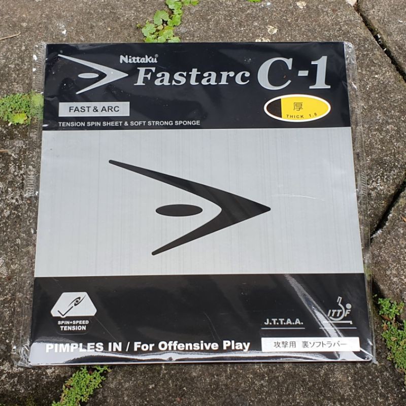 Jual nittaku fastarc C1 rubber karet ping pong | Shopee Indonesia