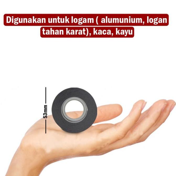 Jual Promo!! 3M Scotch Perekat Untuk Baja/Besi Double Tape 12 Mm X 1.5 ...