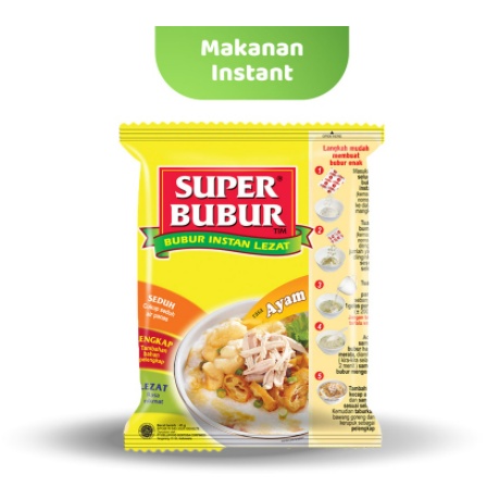 Jual SUPER BUBUR TIM INSTAN BURYAM 45 GRAM RASA AYAM ABON SAPI KUAH ...