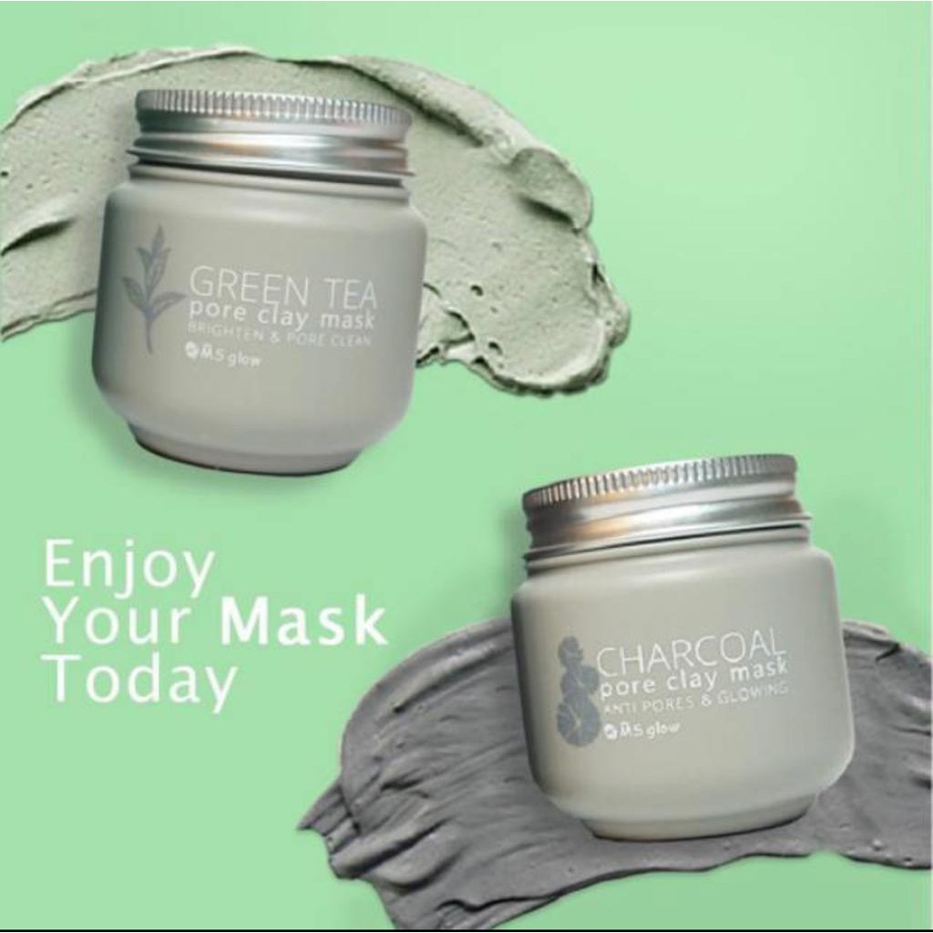 Jual Clay Mak Ms Glow (Greentea dan Charcoal) | Shopee Indonesia