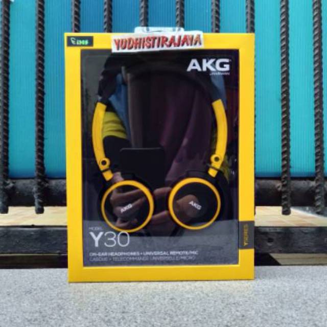 Jual AKG Y30 U Resmi IMS Foldable Wired On-Ear Headphones Original with Mic | Shopee Indonesia