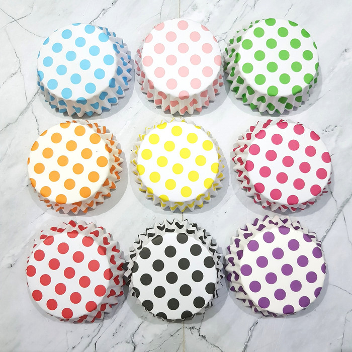 Jual TERBARU 100pc kertas alas roti bulat laminating papercup roti RCC ...
