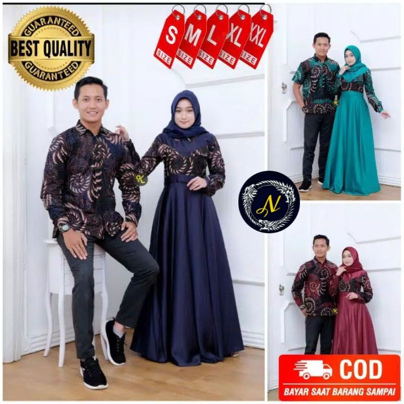 Jual COUPLE KELUARGA LEBARAN RAMADHAN TERBARU WANITA PASANGAN SARIMBIT ...