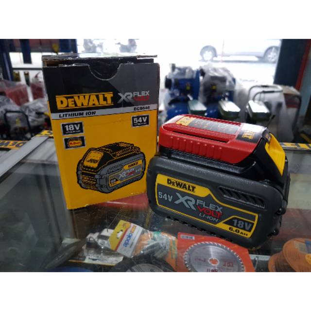 Jual Baterai Battery Cordless 18 / 54 Volt 6 Ampere Flexvolt DEWALT DCB ...