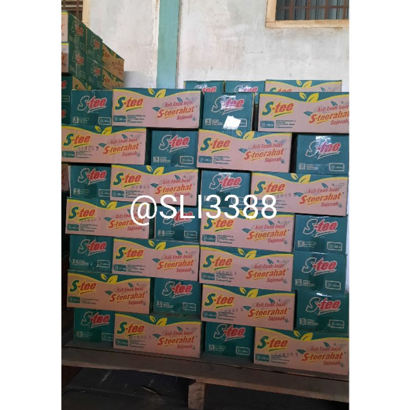 Jual (DISTRIBUTOR SOSRO) S-TEE KOTAK 200 ML 1 KARTON ISI 24 PCS MINUMAN ...