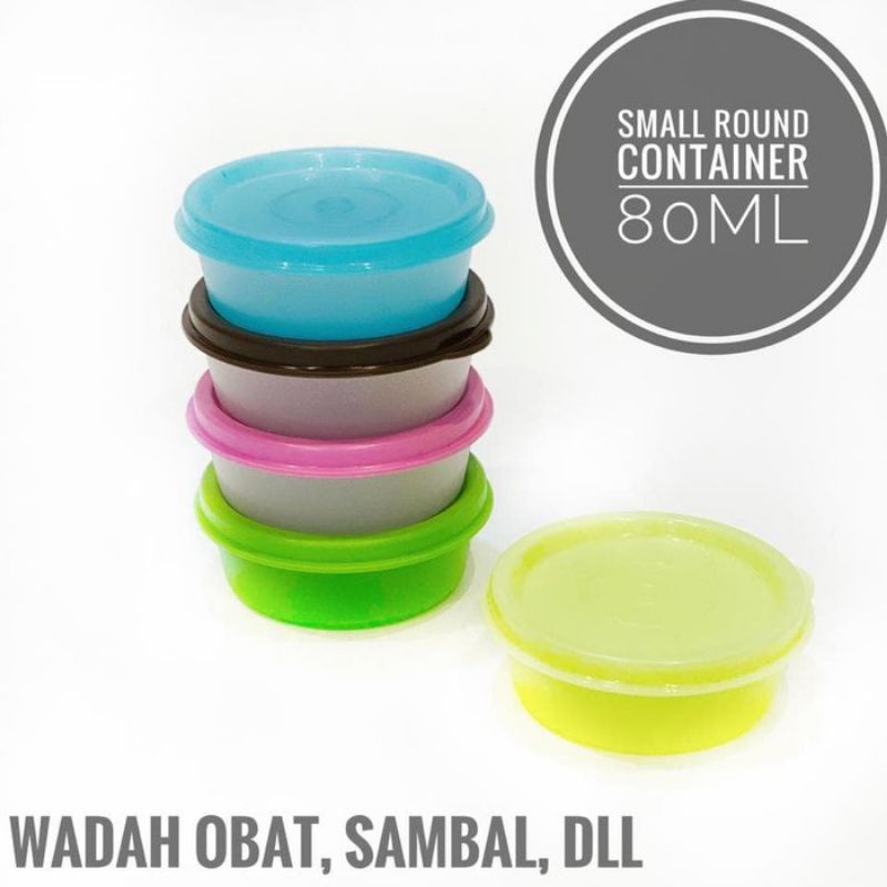 Jual Small round container tupperware | Shopee Indonesia