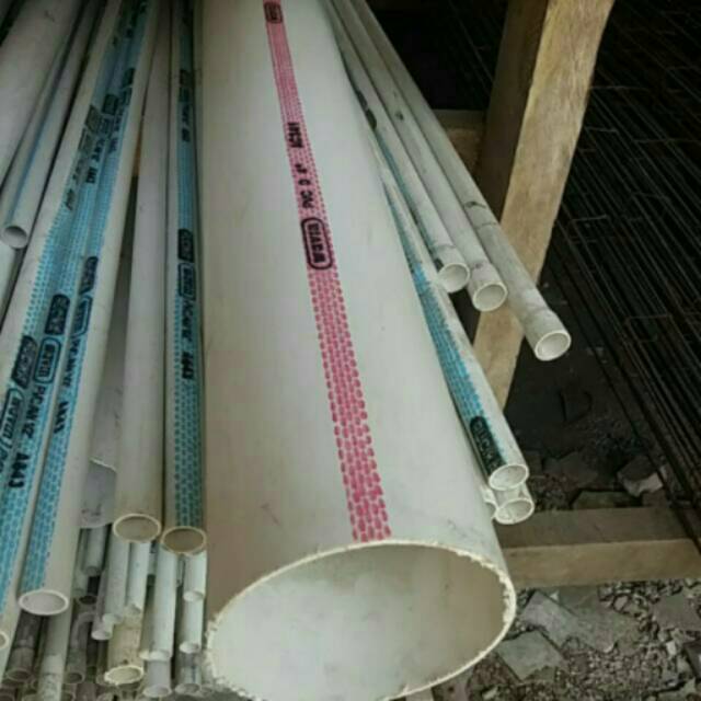 Jual PIPA PVC WAVIN D 4". DIJUAL PER 1 METER ( 100 CM ) | Shopee Indonesia