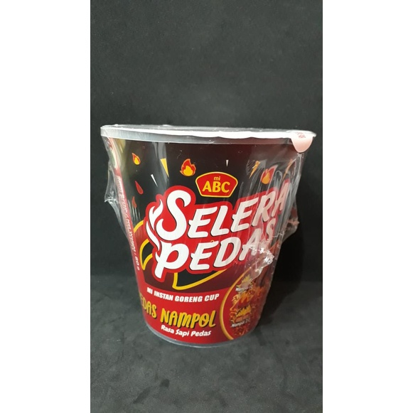 Jual MI ABC SELERA PEDAS RASA SAPI PEDAS NAMPOL CUP 80G | Shopee Indonesia