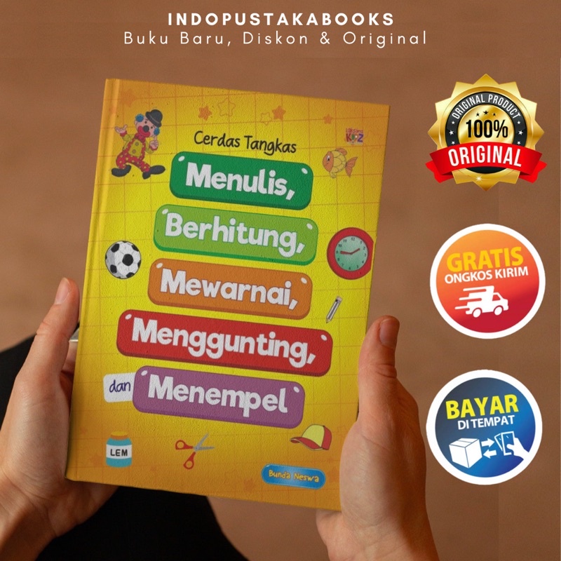 Jual Buku Cerdas Tangkas Menulis, Berhitung, Mewarnai, Menggunting, dan ... Jual Buku Cerdas Tangkas Menulis, Berhitung, Mewarnai, Menggunting, dan ...