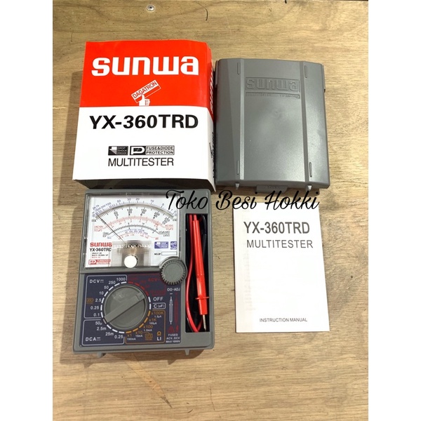 Jual Multi tester Sunwa YX-360TRD / Multi tester Manual / Multimeter ...