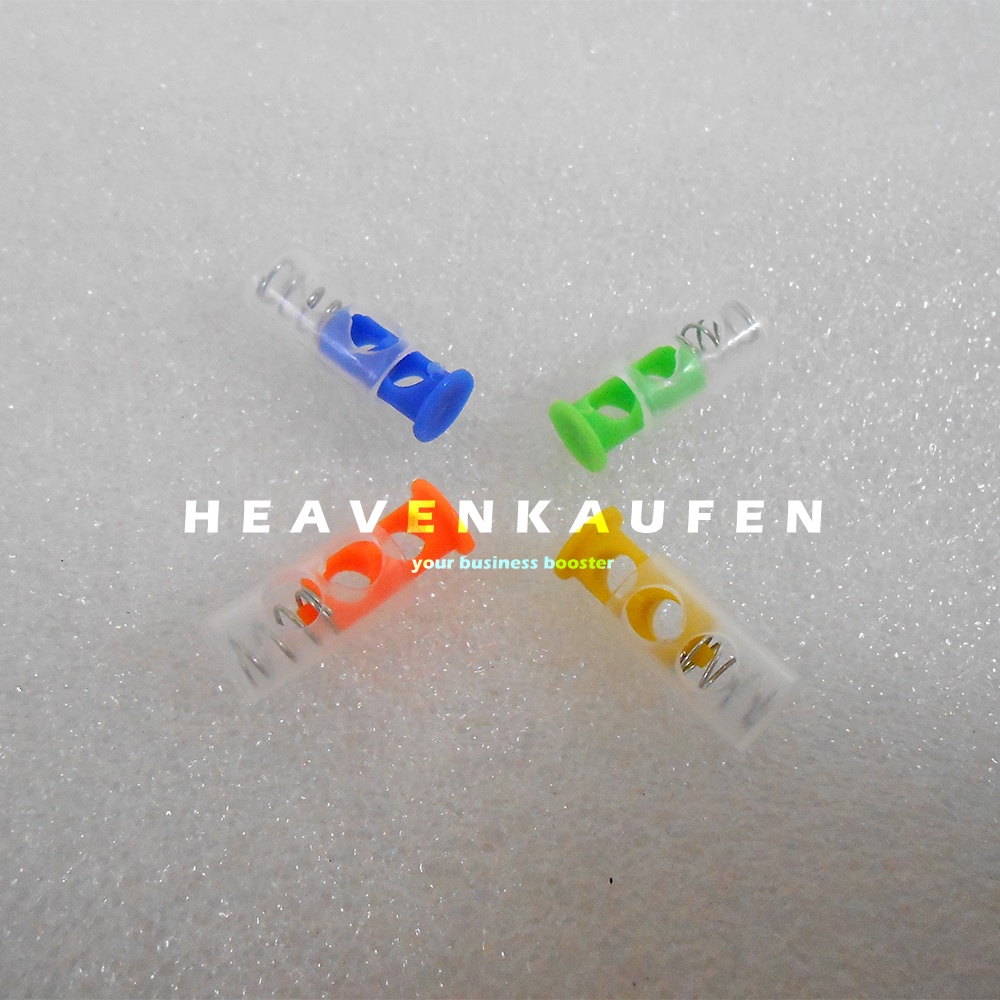 Jual Stopper Tali Model Botol Tabung Dua Lubang Warna Variasi ...