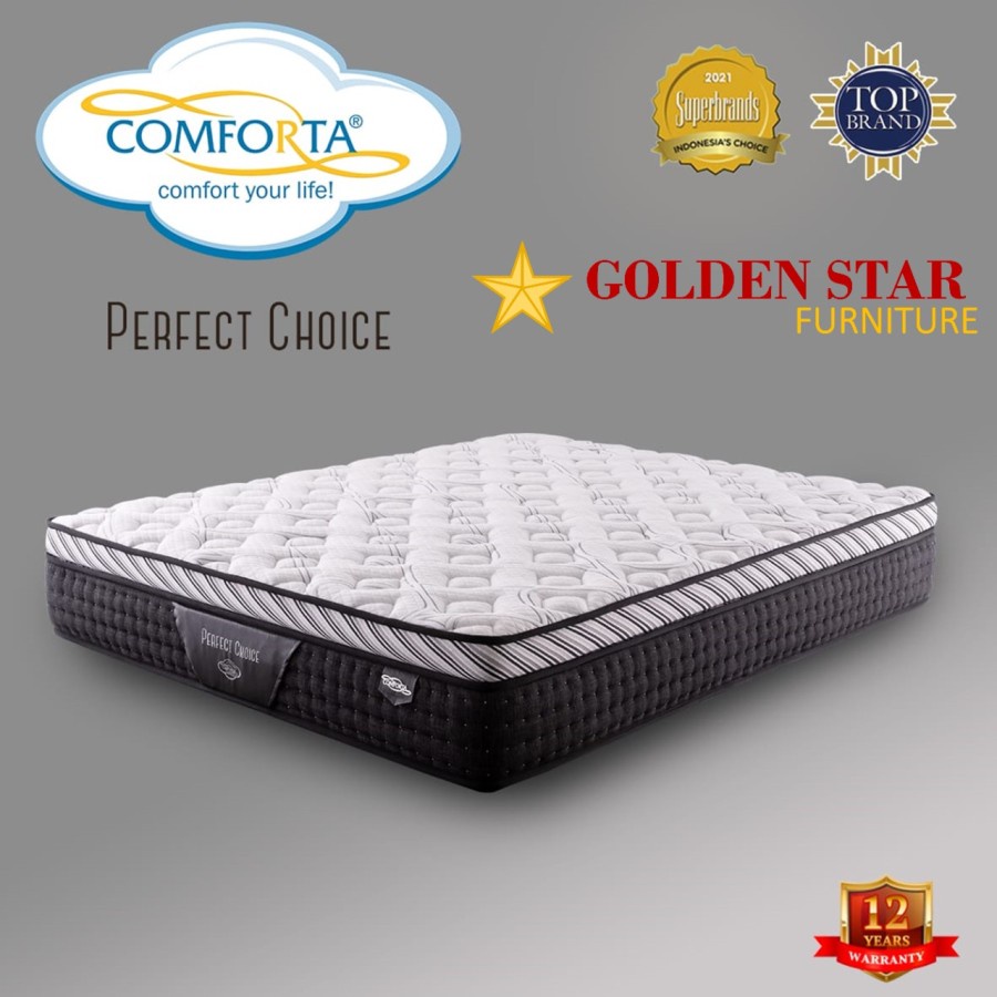 Jual Kasur LATEX Comforta PERFECT CHOICE spring Bed 160/180/200 ...