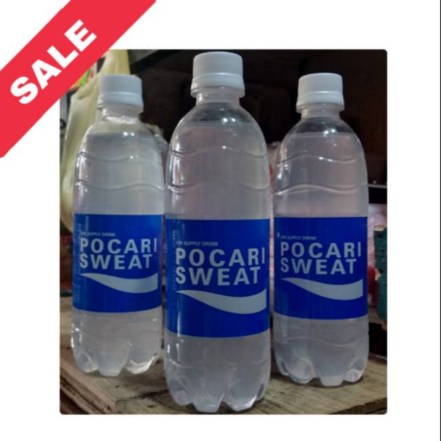 Jual Pocari Sweat Minuman Botol Ion Segar Dingin Keluarga Ecer