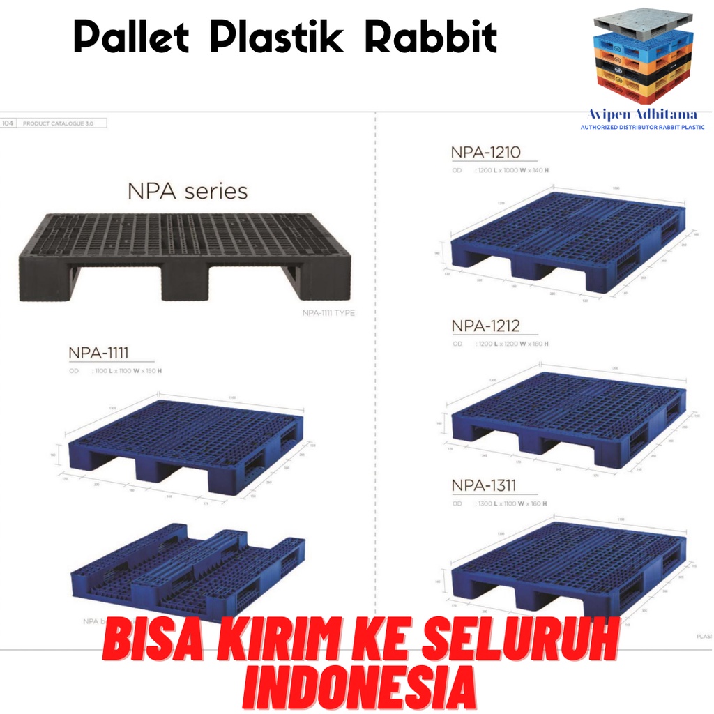 Jual Pallet Plastik Rabbit bukan Pallet Plastik Bekas | Shopee Indonesia