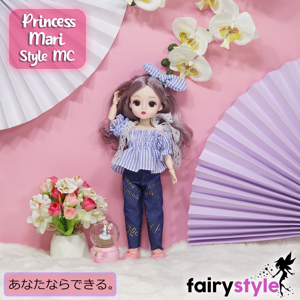 Jual Mainan Anak Boneka Princess Mari BJD Pivotal Ukuran 1/6 (30cm ...