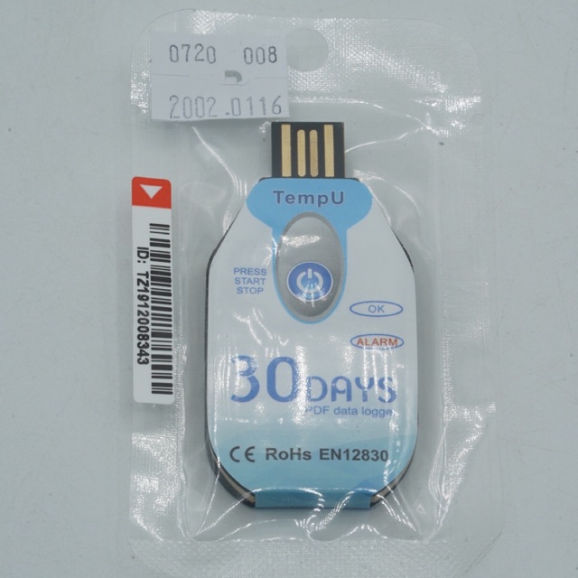 Jual TempU 30 Days Temperature Data Logger Disposable Recorder Records ...