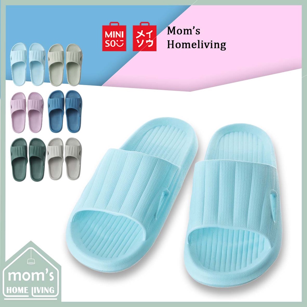 Jual MINISO Convenient lightweight slippers / sandal slip on / sandal ...