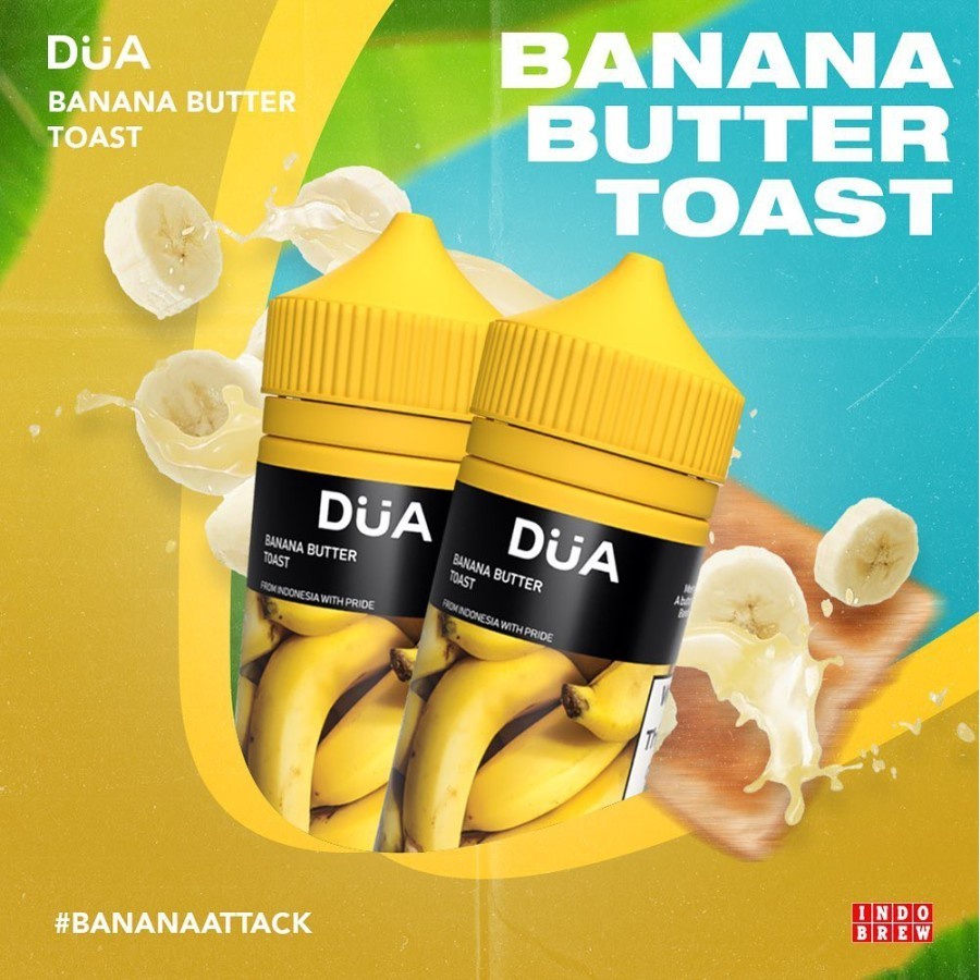 Jual LIQUID DUA BANANA BUTTER TOAST 60ML BY INDOBREW Authentic | Shopee ...