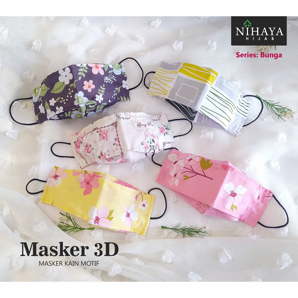 Jual Masker 3d (bundle isi 5pc) | Shopee Indonesia