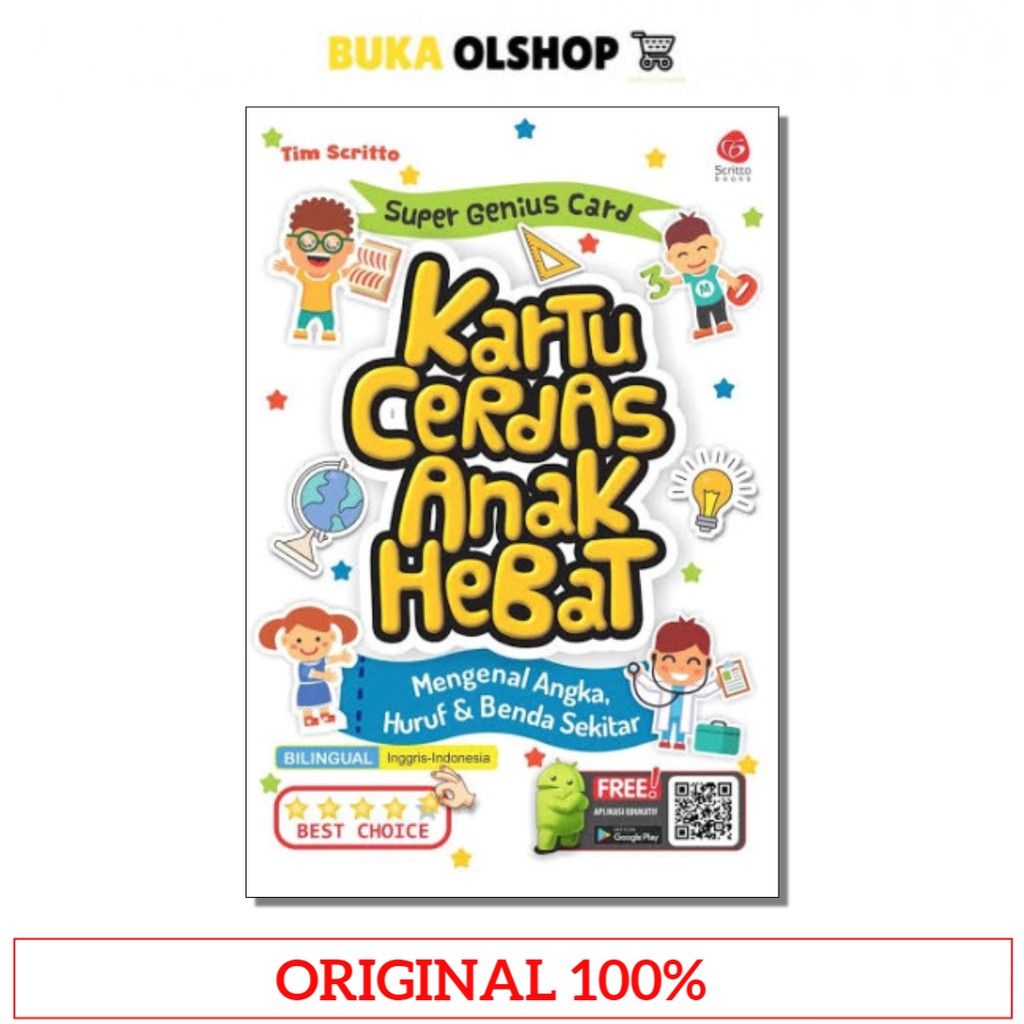 Jual Super Genius Card : Kartu Cerdas Anak Hebat Mengenal Angka, Huruf ...