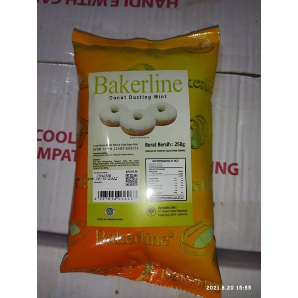 Jual Gula Donat Warna Bakerline - Elmer Dusting Donat 250 Gram | Shopee ...
