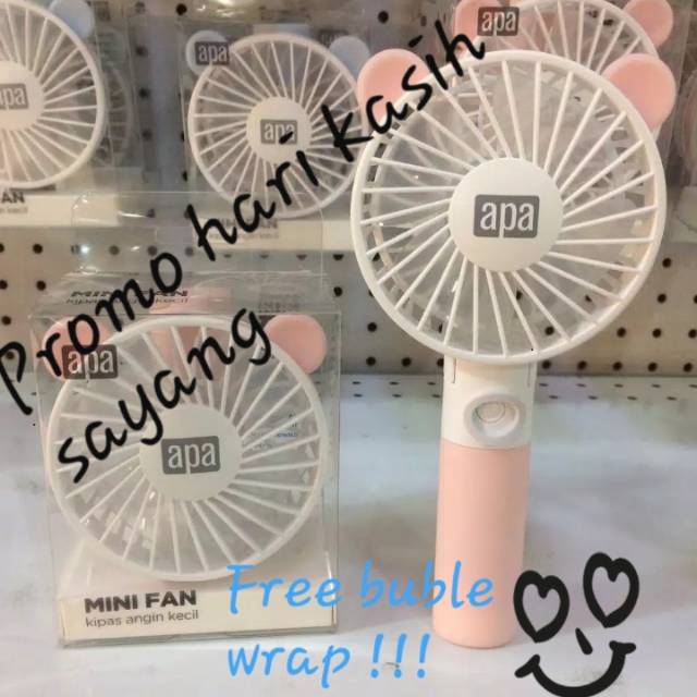 Jual Kipas Angin Tangan Original Krisbow Apa Portable Rechargeable ...