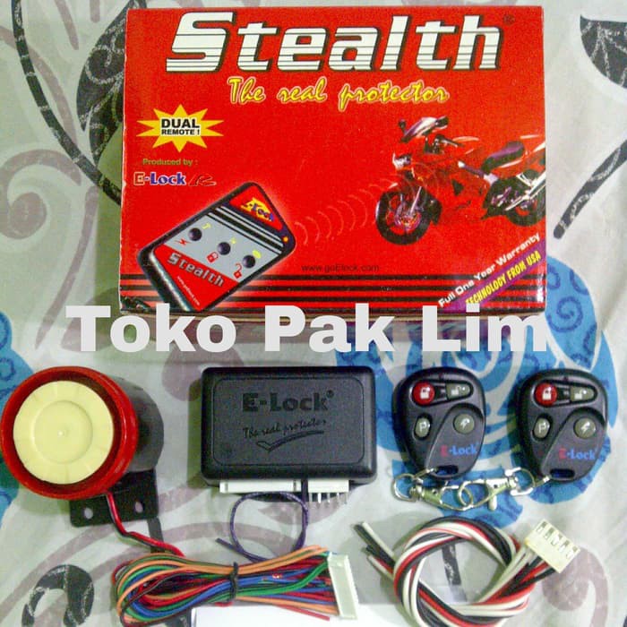 Jual Terviral !! Alarm Motor Elock Stealth JK90 | Shopee Indonesia