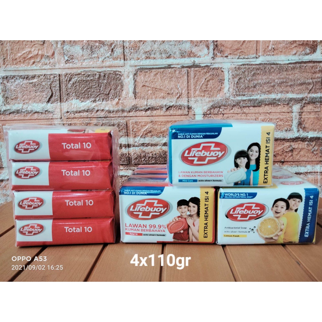 Jual ok_ngeng (ORI) LIFEBUOY Sabun Batang isi 4 x 100GRAM || Paket ...