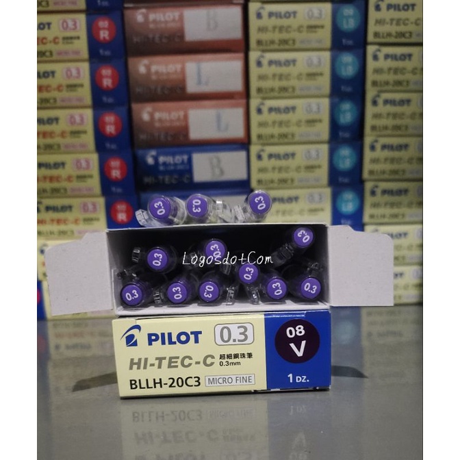 Jual Pen HiTec Pilot 0.25/0.3/0.4/0.5 [ 1Pcs ] / Pulpen Hi-Tec Hitech ...