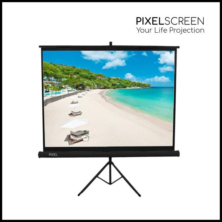 Jual Pixelscreen Xt-70 Tripod Screen Projector 70 Inch, Xt70 | Shopee ...