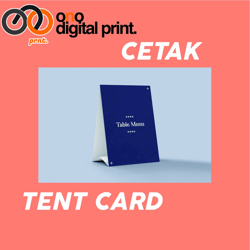 Jual Cetak Tent Card | Shopee Indonesia