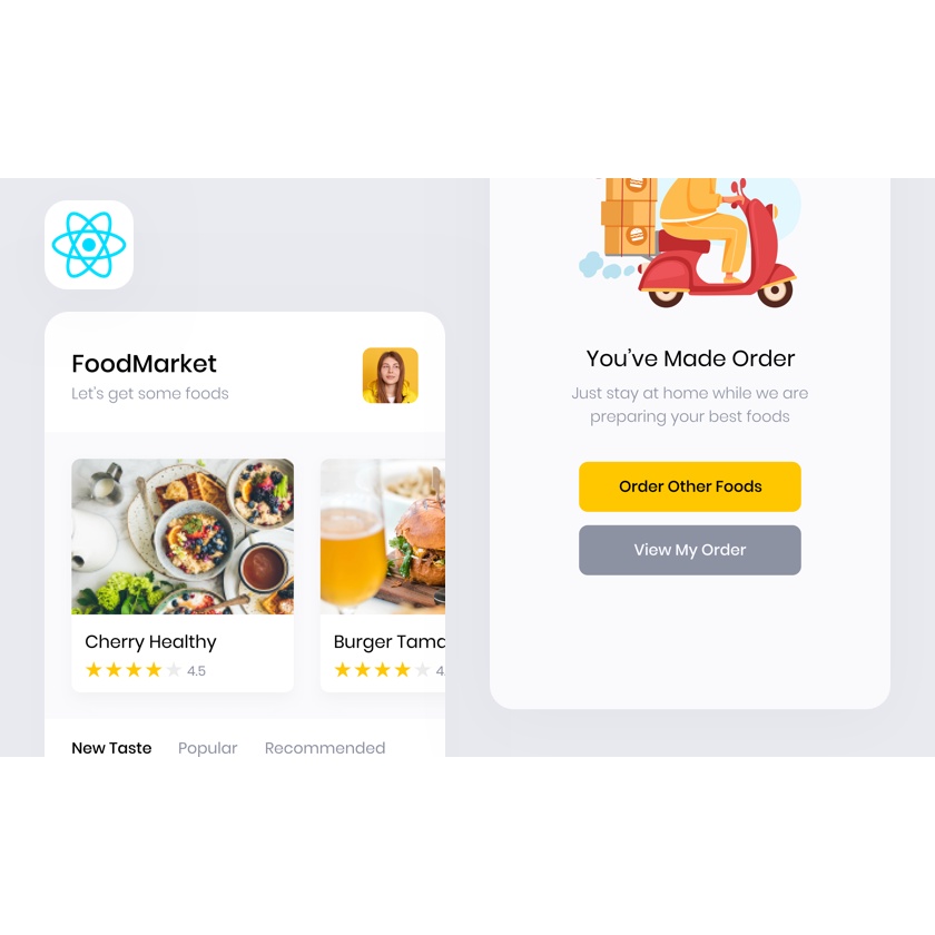 Jual Full-Stack Laravel React Native: FoodMarket Apps | Shopee Indonesia